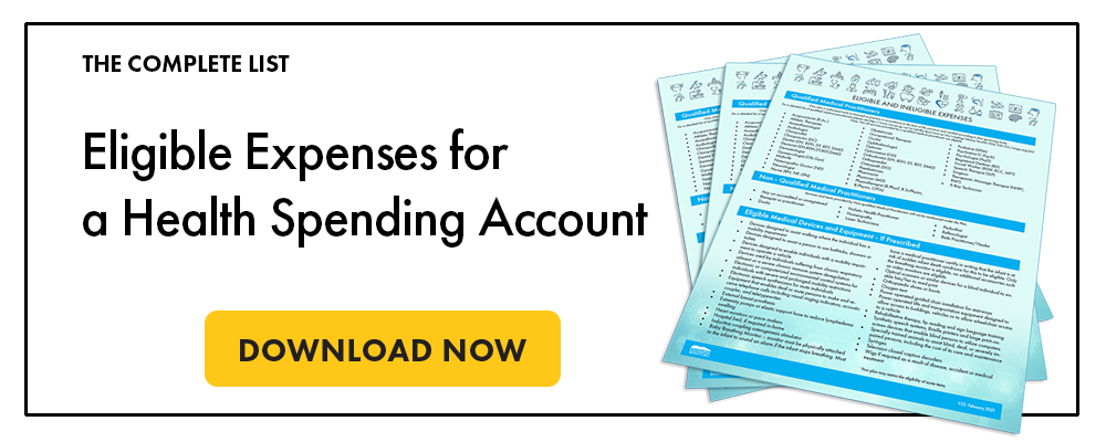 What can you claim on a Health Spending Account?