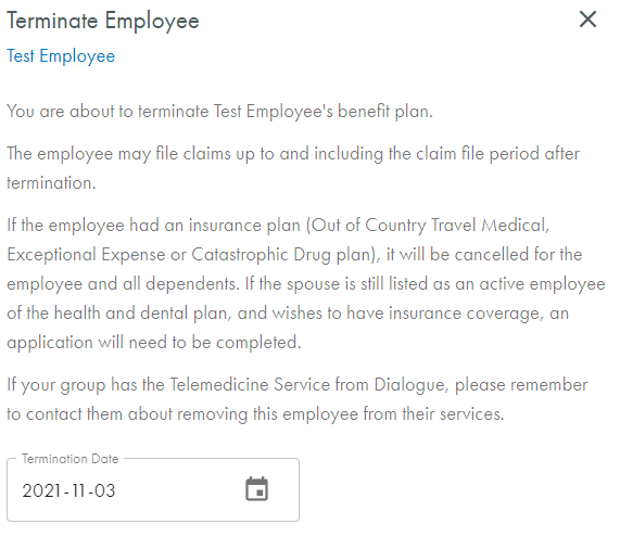 Guide to Terminating an Employee from the plan