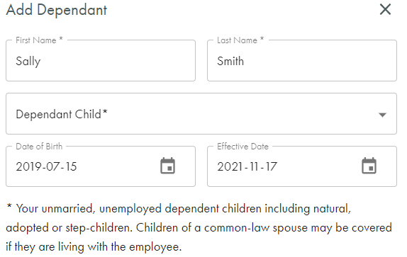How to Add a New Dependent to Your Plan